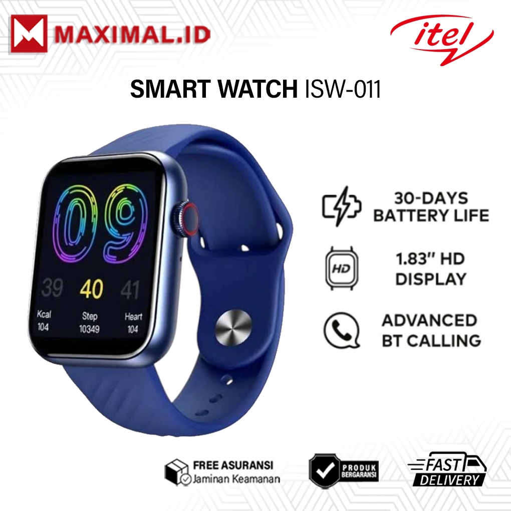 Jual itel SmartWatch O11 Sones Native storm jam tangan smartwatch Tahan ...