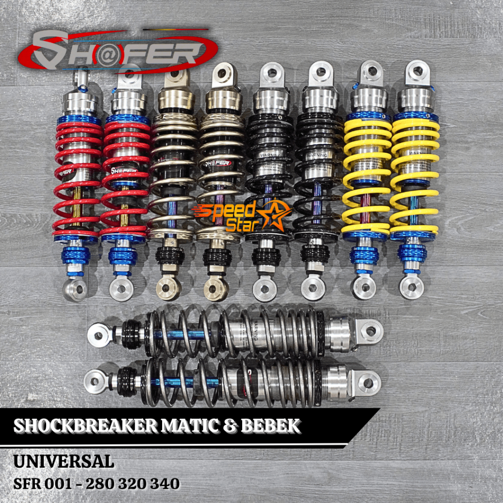 Jual Shockbreaker SHAFER 001 Klik Rebound Shock Ukuran 280 320 340 ...