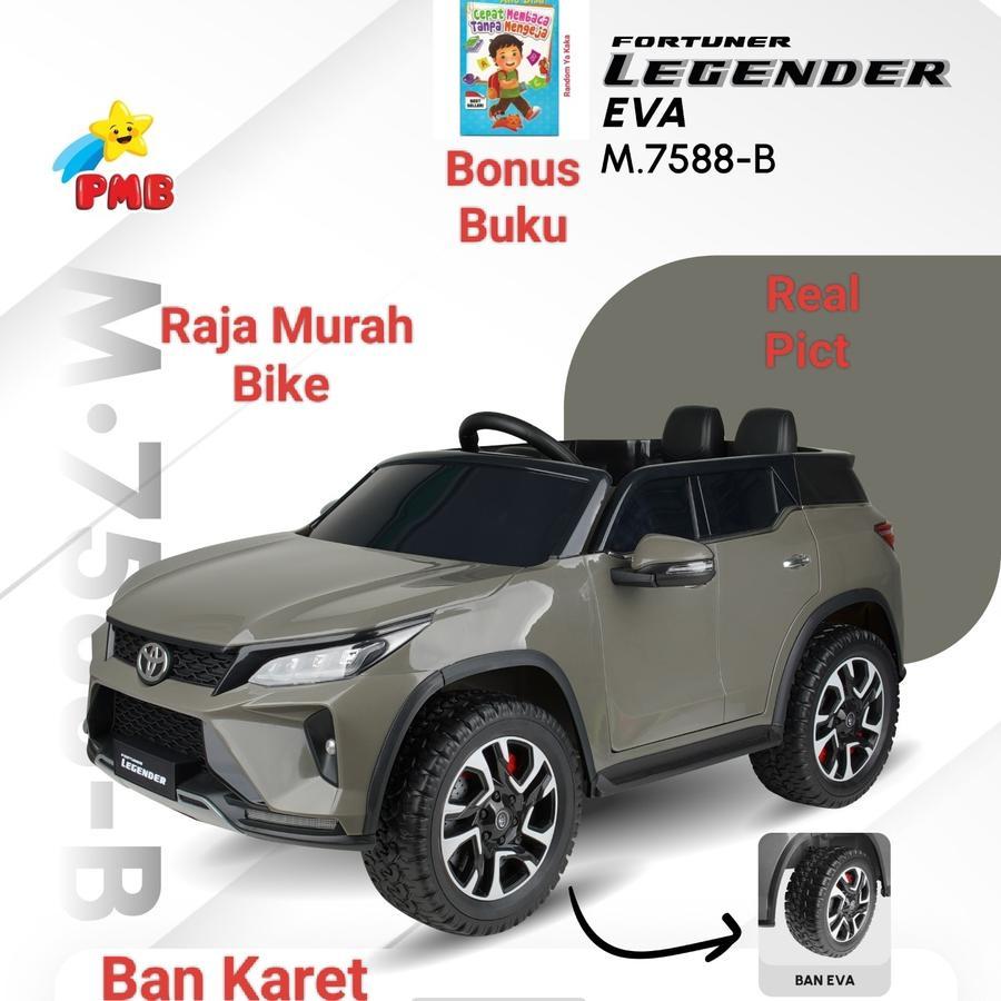 Jual Mainan Mobil Aki PMB M-7588 Dual Mobilan Aki Fortuner PMB M7588 ...