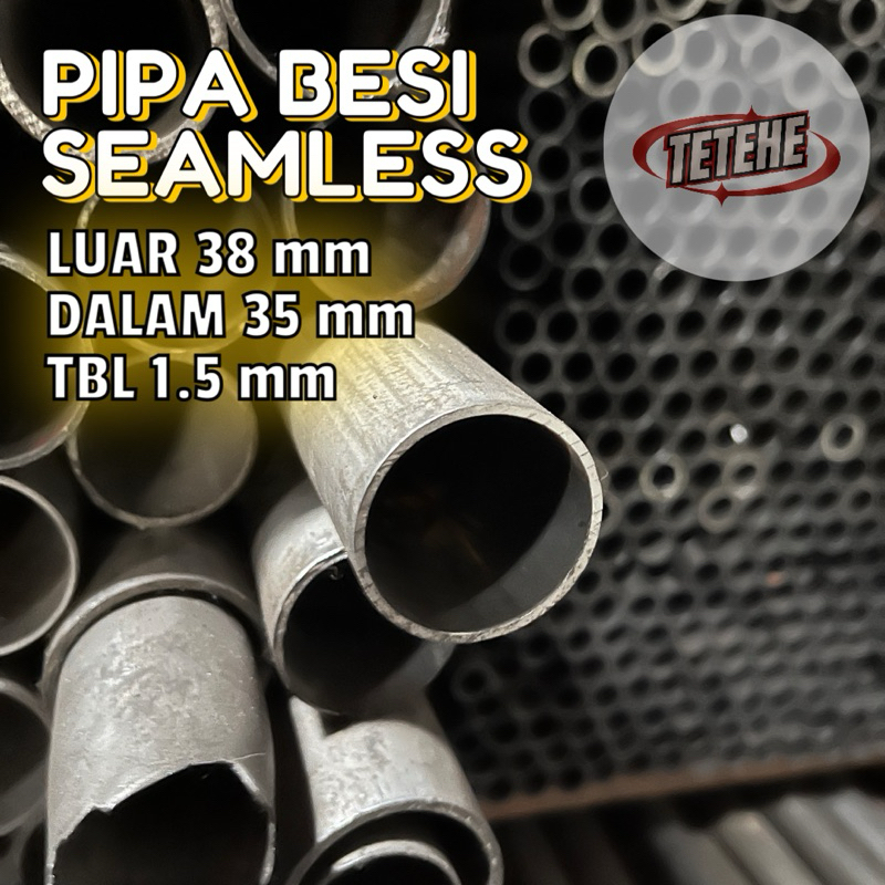 Jual PIPA BESI SEAMLESS OD 38mm ID 35mm TEBAL 1.5mm | Shopee Indonesia