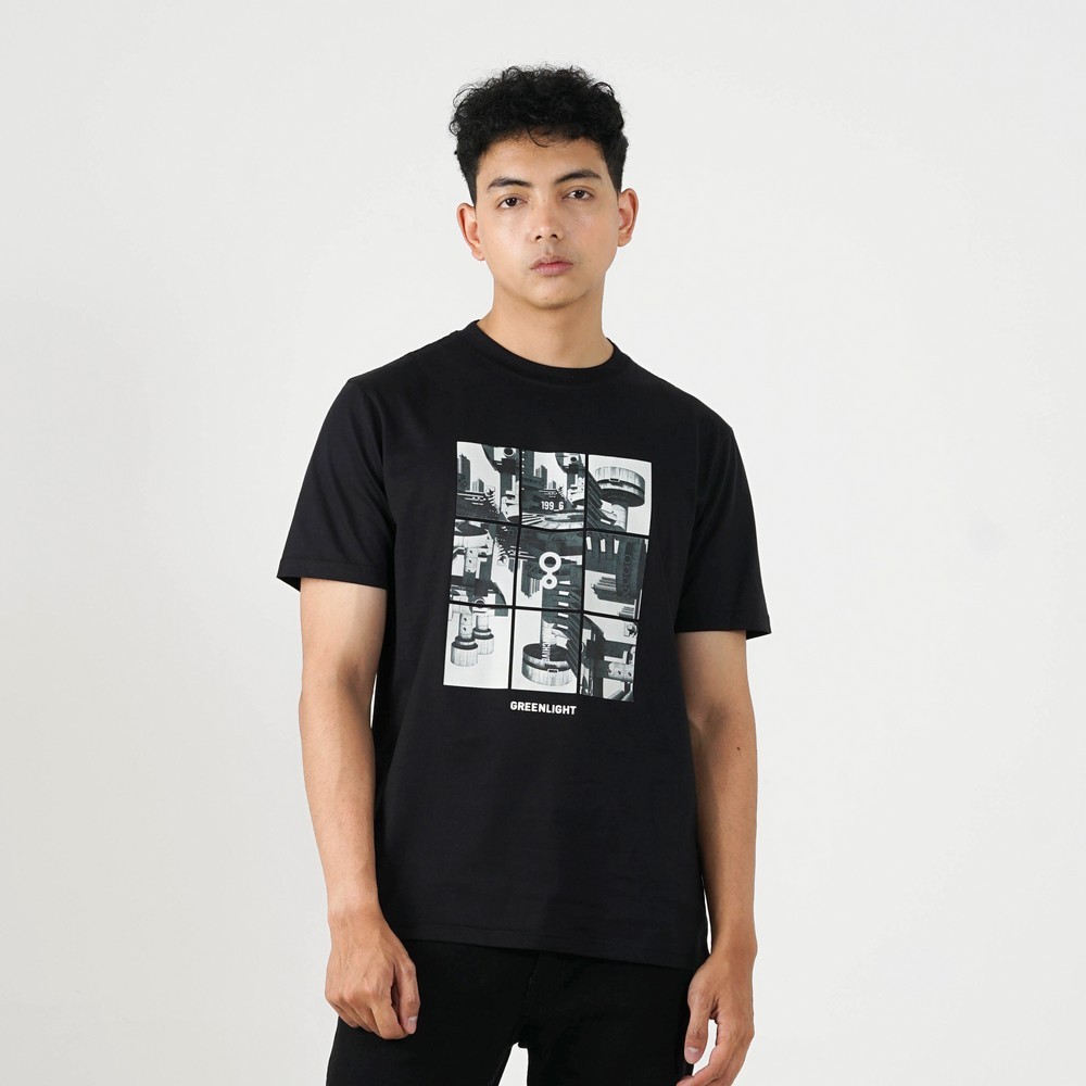 Jual Greenlight Kaos Pria Lengan Pendek Regular Fit Katun Rioni OL-CFM380225 | Shopee Indonesia