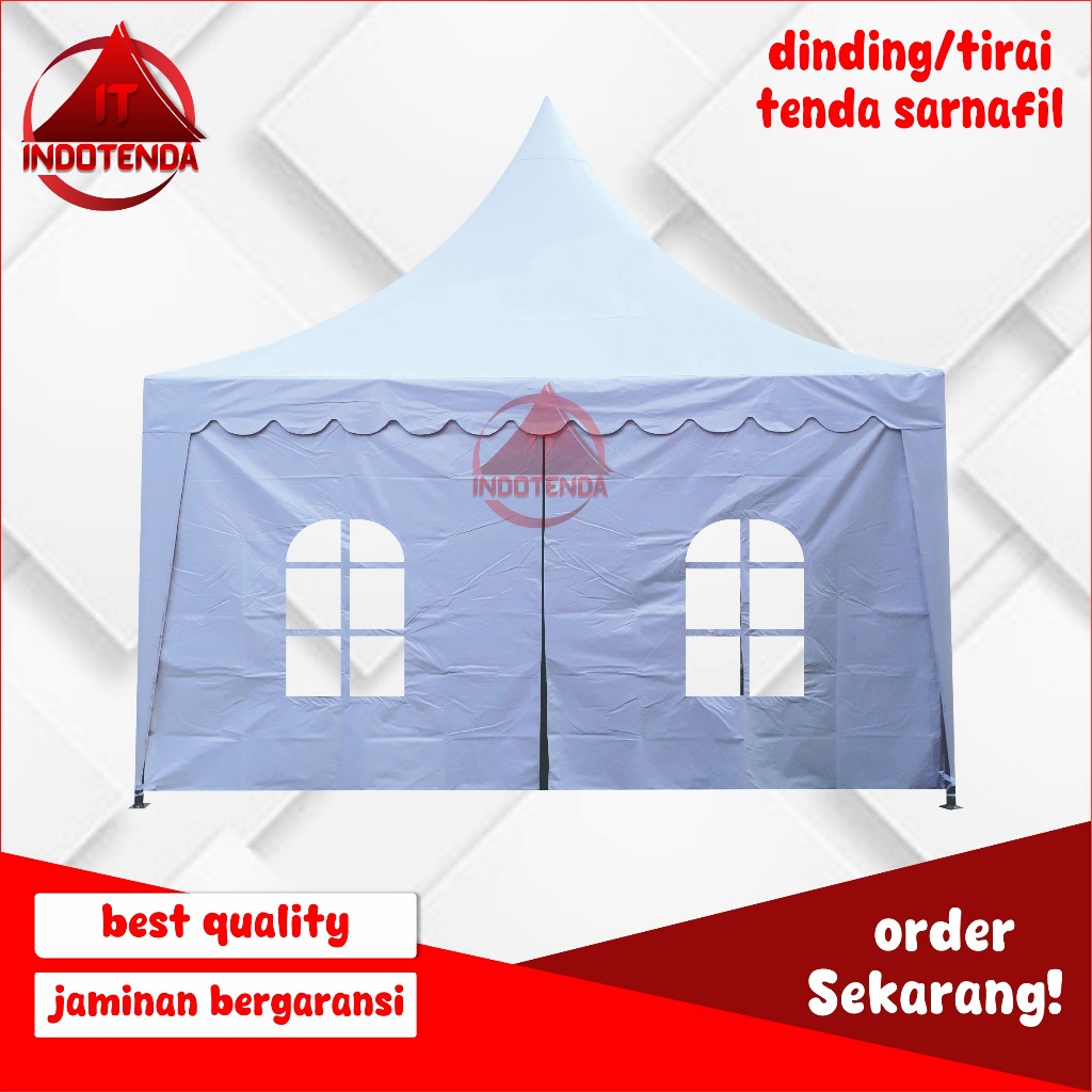 Jual DINDING TENDA SARNAFIL / TIRAI TENDA SARNAFIL UKURAN 3X3 4X4 5X5 ...