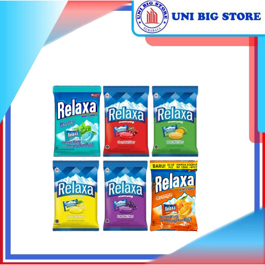 Jual Relaxa Permen Wangi Barley | Cherry | Mango | Lemon Mint 125 gr Candy | Shopee Indonesia