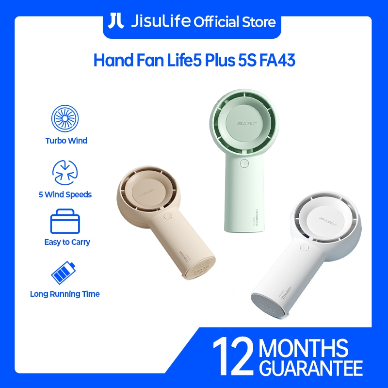 Jual JISULIFE Hand Fan Life5 Plus FA43 5S 4000 mAH/6000 mAh | Kipas ...