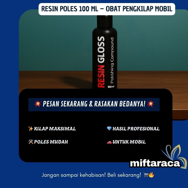 Jual Resin Gloss 100 ml – Kompon Pengkilap Mudah Digunakan | Shopee ...
