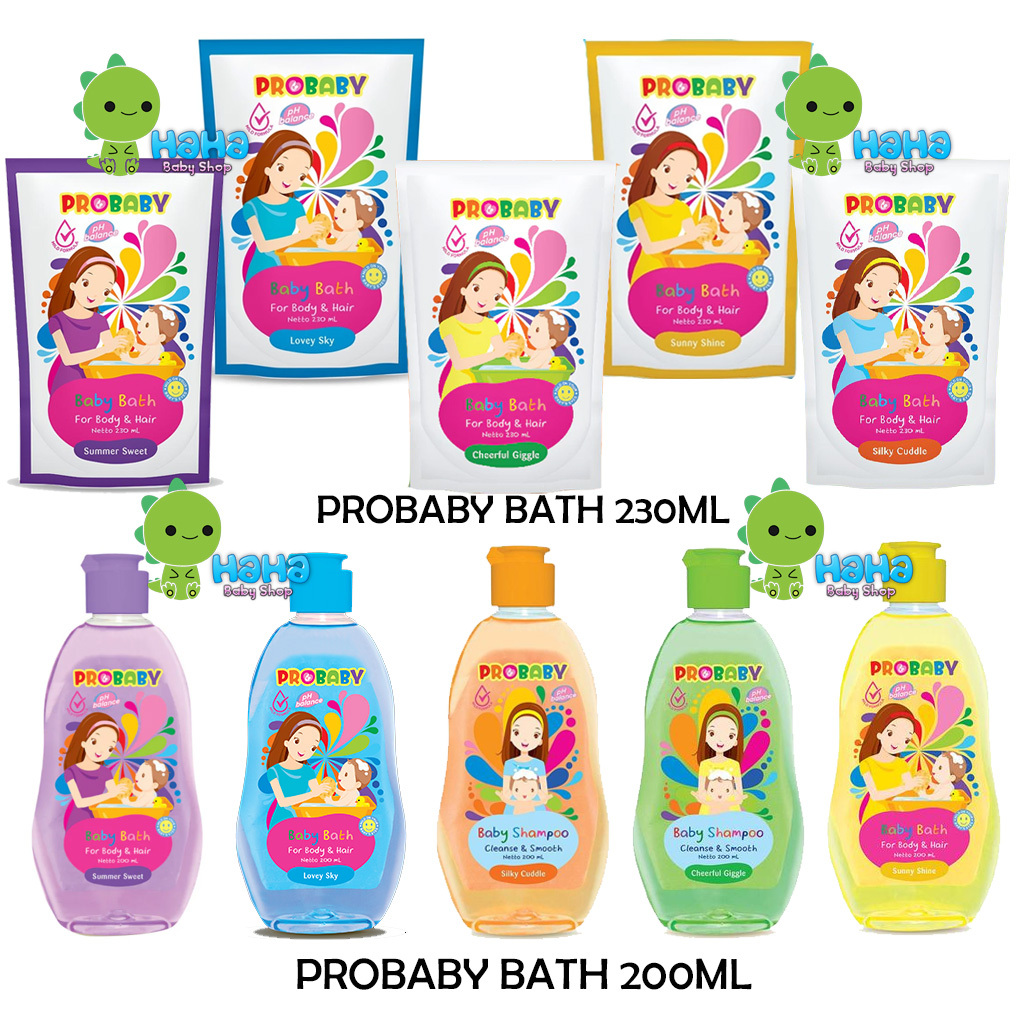 Jual Probaby Bath Lovey Sky 230ml Refill // 200ml Botol (ALL VARIAN ...