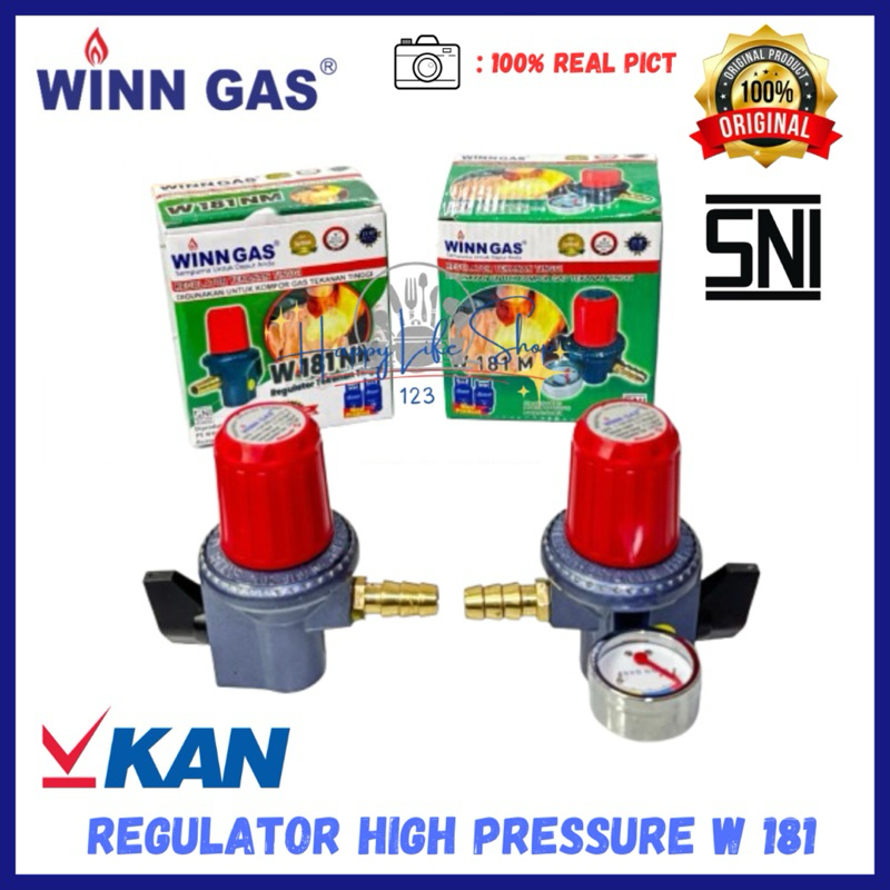 Jual Regulator High Pressure WINN GAS Non Meter W181 / Regulator High Pressure WINN GAS Meter ...