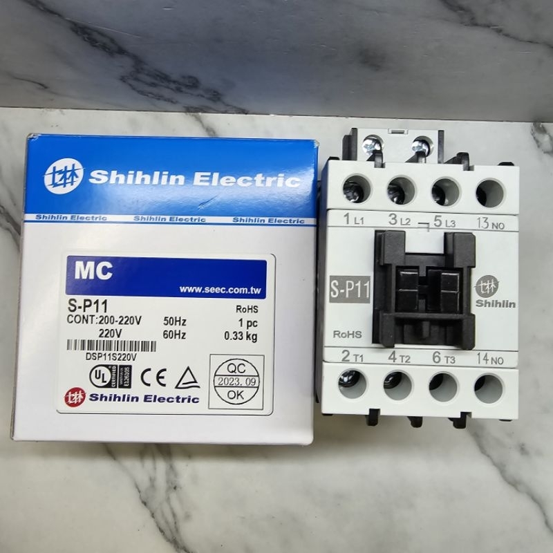Jual CONTACTOR/KONTAKTOR SP11 1NO 20A 220V/380V S-P11 AC3 13A AC1 20A ...