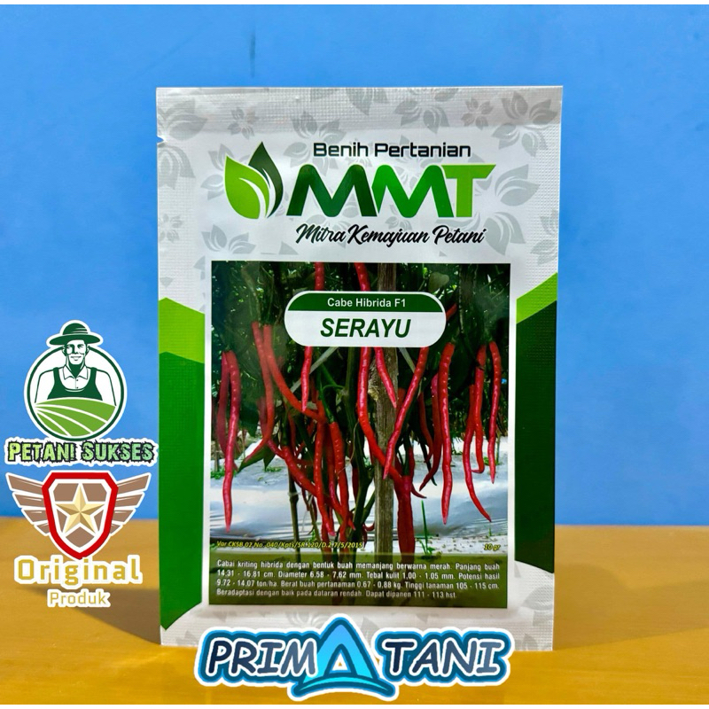 Jual Benih Cabe Keriting F1 - SERAYU 10gram - MMT | Shopee Indonesia