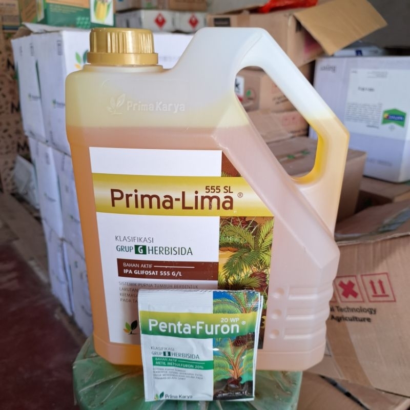 Jual Herbisida Sistemik Prima Lima 555 SL 4 Liter | Shopee Indonesia