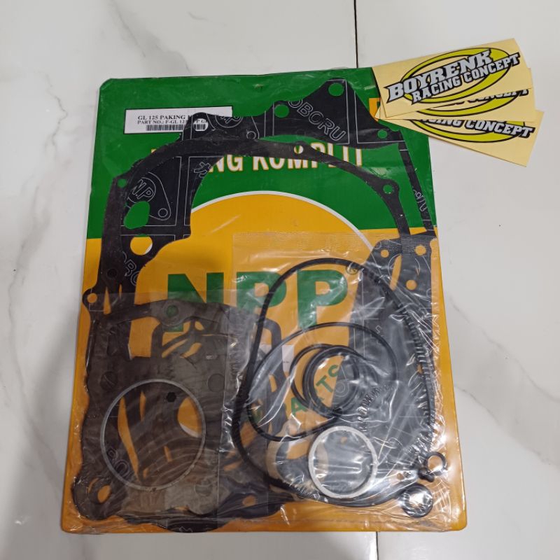 Jual Paking gasket fullset ful set fulset gl 125 npp - BOYRENK RACING | Shopee Indonesia