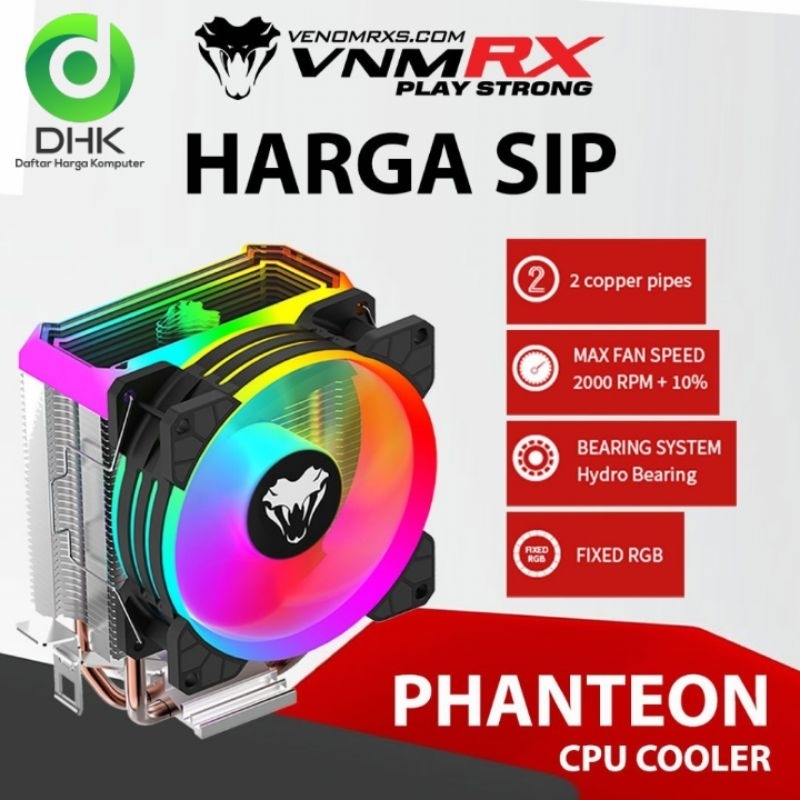 Jual CPU COOLER VENOM RX PHANTEON RGB SUPPORT 1851 AM5 | Shopee Indonesia