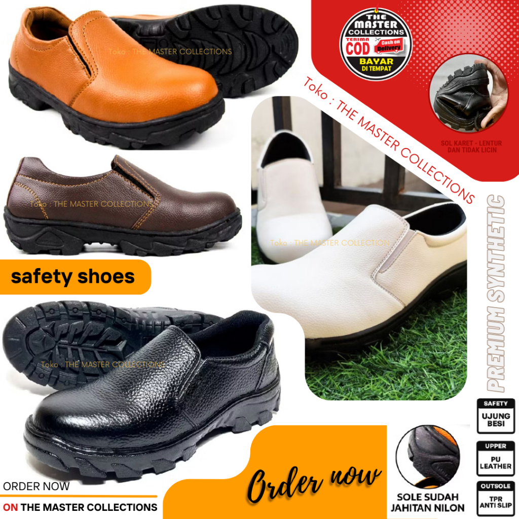 Jual Sepatu Safety king kerja kitchen dapur hotel kulit omega impor ...