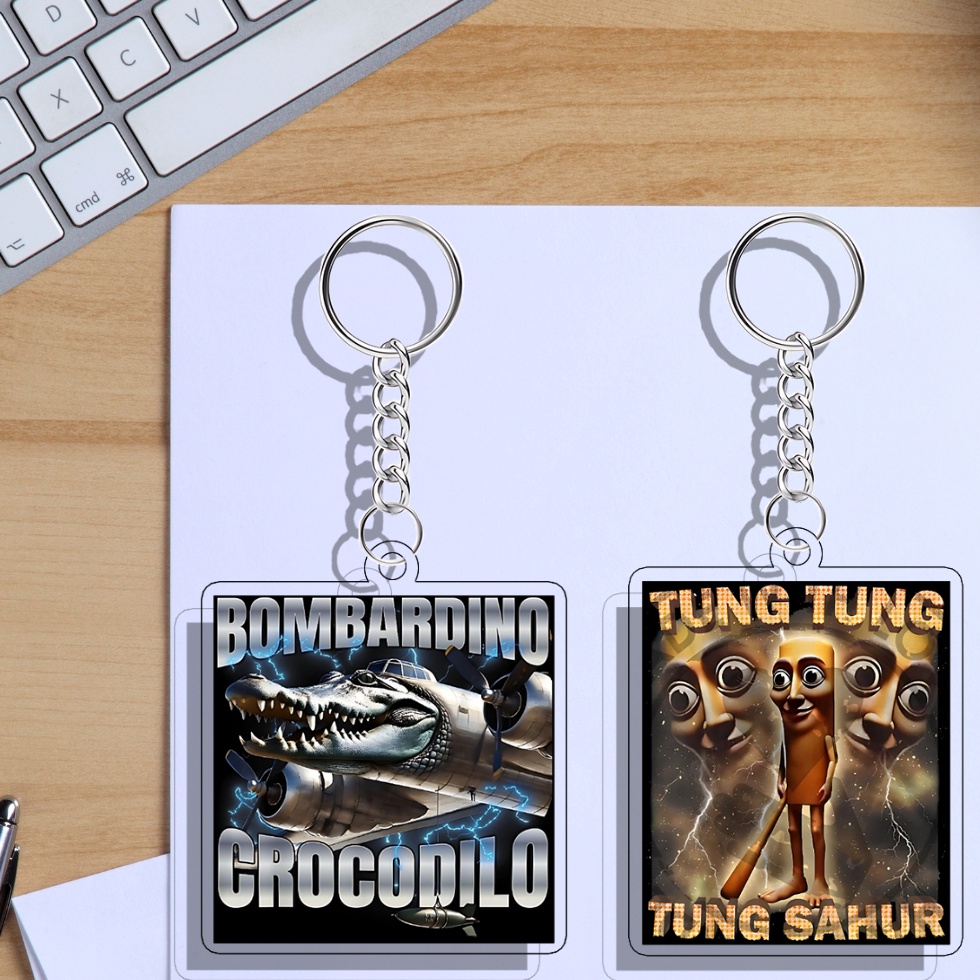 Jual Toko Spesial Ganci Meme Anomali Tung Tung Tung Sahur Keychain ...