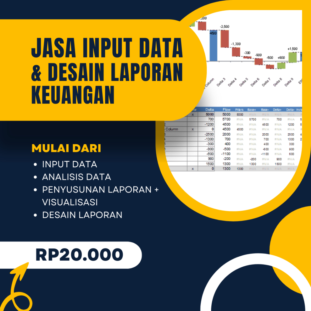 Jual jasa Input Data & desain Laporan Keuangan | Shopee Indonesia