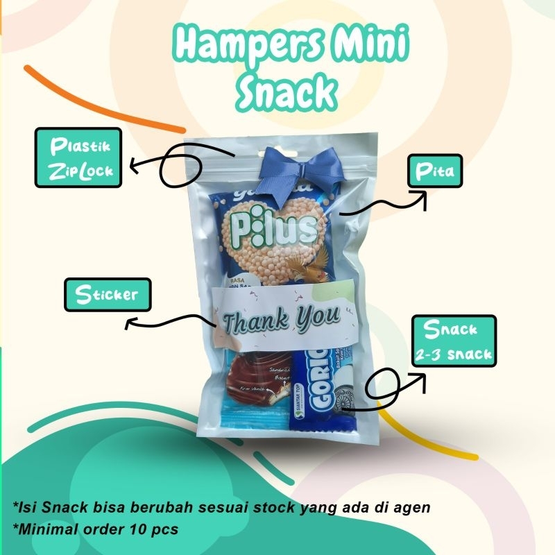 Jual BIRU - Mini gift snack hampers / Snack gift mini termurah order ...