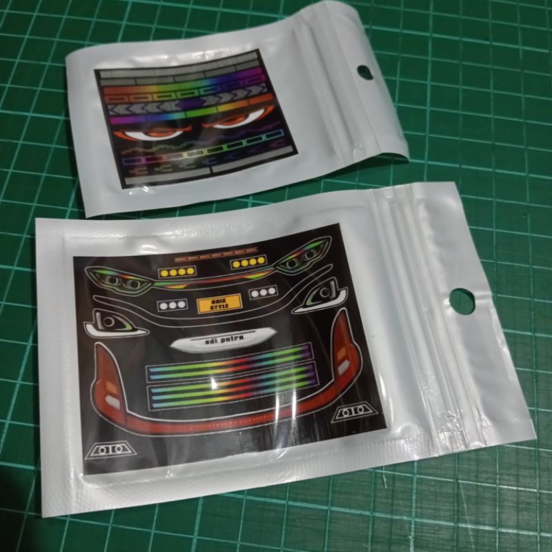 Jual Paket Stiker headlamp jb3 dan stiker Setrobo Bus Telolet Basuri ...