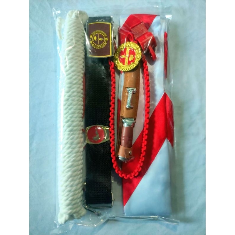 Jual Perlengkapan pramuka cewek/cowok SD SMP SMA, 1 set peralatan ...
