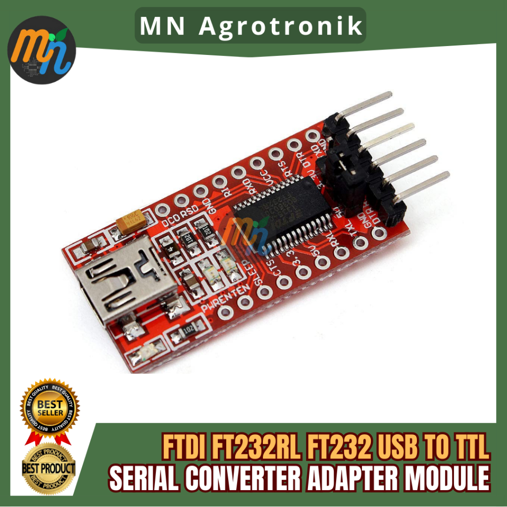 Jual FTDI FT232RL FT232 USB TO TTL SERIAL CONVERTER ADAPTER MODULE ...