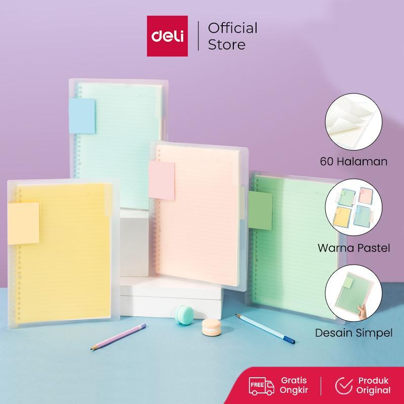 Jual DELI - BINDER BUKU CATATAN / BINDER NOTE EN020 A5 + LOOSE LEAF 60 ...