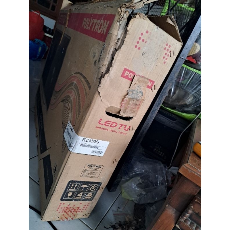 Jual TV POLYTRON PLD43V863 DIGITAL, Layar pecah | Shopee Indonesia