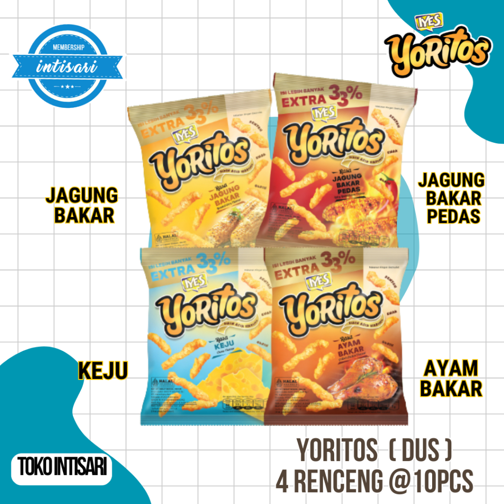 Jual Iyes Snack Chiki Yoritos All Variant ( DUS ) | Shopee Indonesia