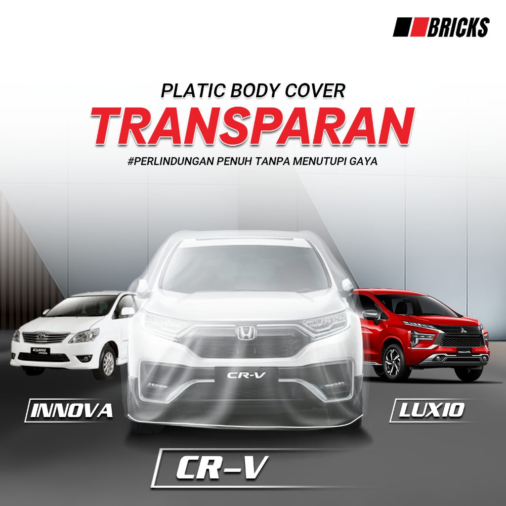 Jual Body Cover sarung Mobil transparan plastik bening innova kijang ...