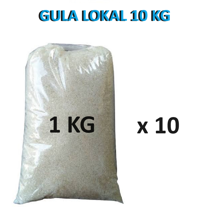 Jual Gula Lokal 10 Kg / Gula Curah Lokal Putih Manis 10 Kilogram ...