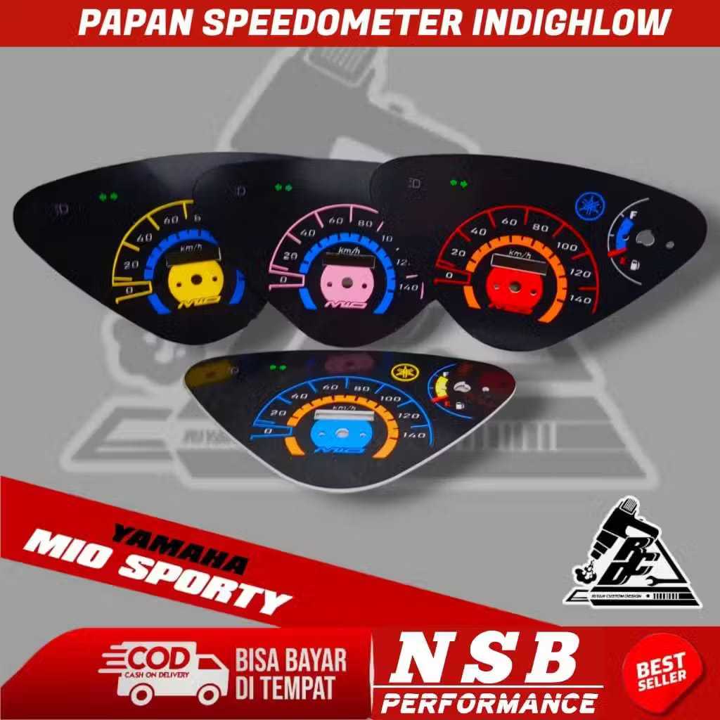 Jual PAPAN SPEEDOMETER MIO SMILE MIO SPORTY INDIGHLOW PAPAN KILOMETER ...
