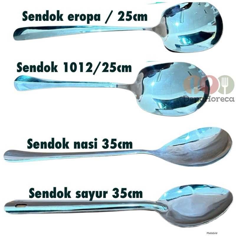 Jual Sendok Lauk Sayur / Serving Spoon / Sendok Mie / Centong Nasi ...