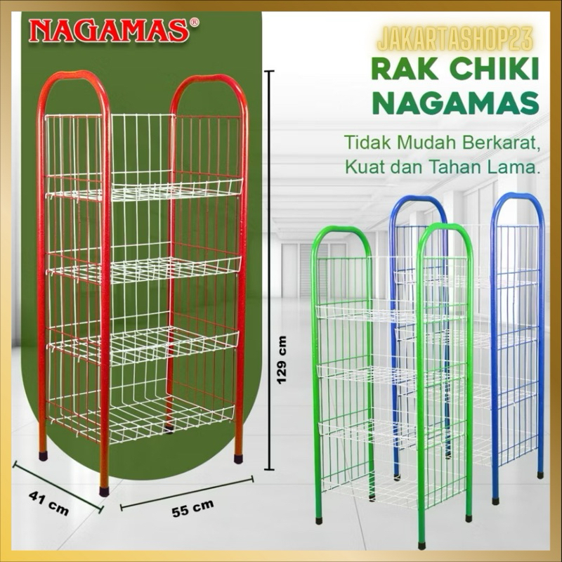 Jual Rak Chiki Rak Display DRAGON Rak 4 Susun Serbaguna | Shopee Indonesia
