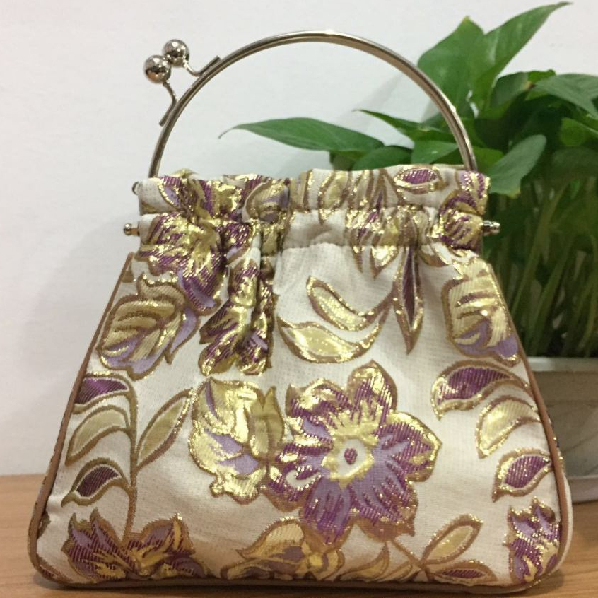 Jual Handbag chinese japan dengan klip top handle bag besi Tas mini ...