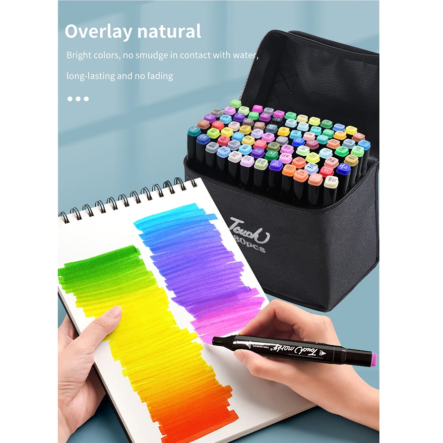 Jual Spidol Stabilo Touch Toddi 12-80 Warna Dual Side Fine Art Brush ...