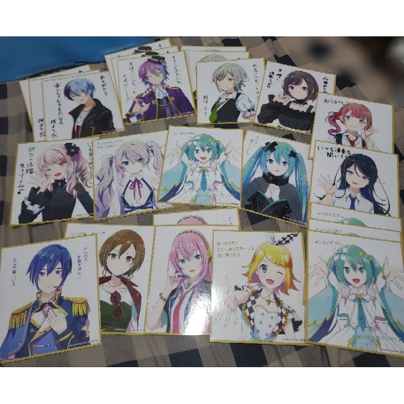 Jual Shikishi Project sekai (Postcard/Character Card) "INCLUDE CODE ...