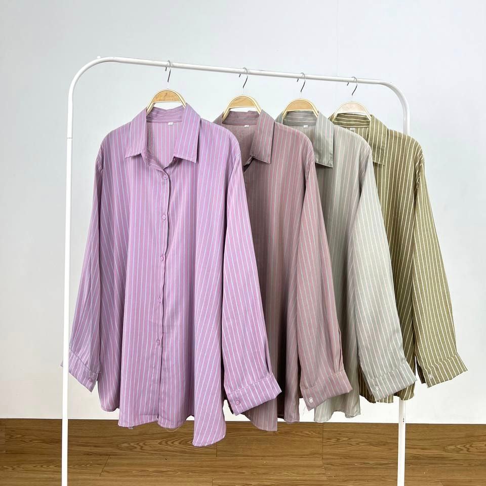 Jual AKAVI - LINER SALUR KATUN OXFORD SUPER JUMBO KEMEJA BIGSIZE ATASAN ...