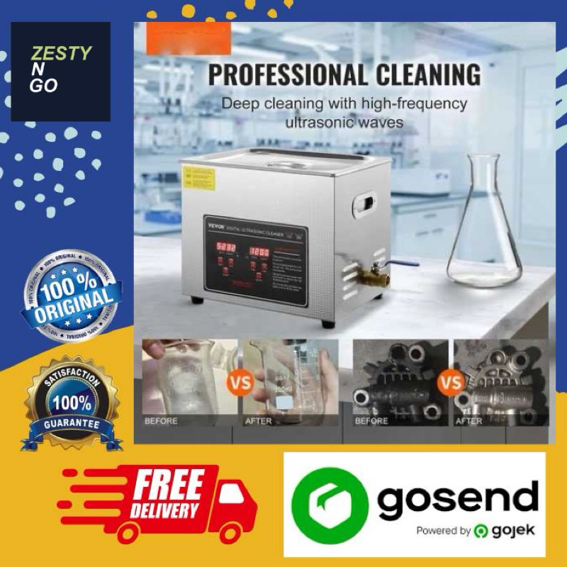 Jual VEVOR Mesin Pembersih Perhiasan Ultrasonic Temperature Multifungsi 10L - KZ-D10 | Shopee ...