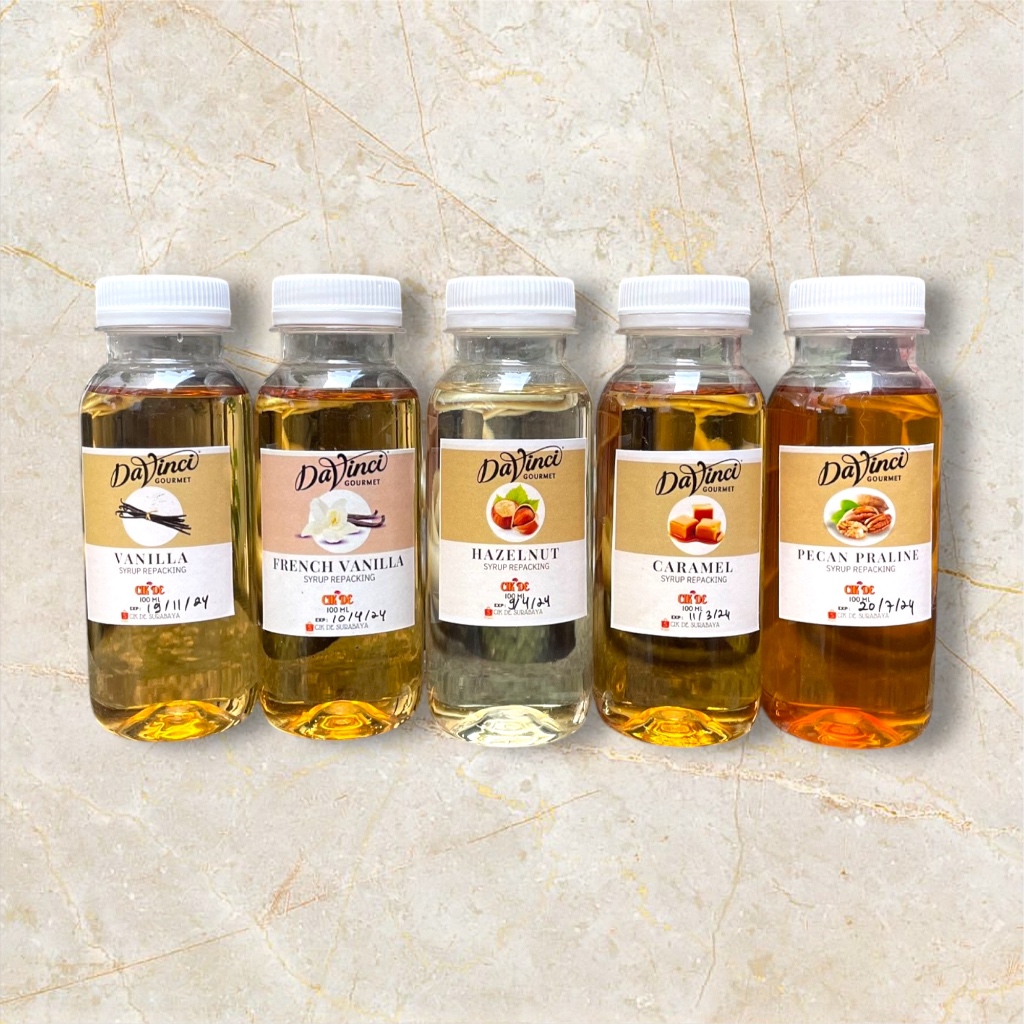 Jual DAVINCI Syrup Premium Repacking 100ml | Shopee Indonesia