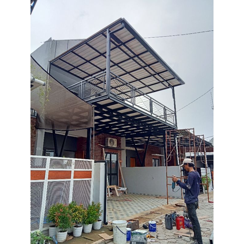 Jual kanopi dak balkon untuk outdoor multifungsi untuk ruang santay ...