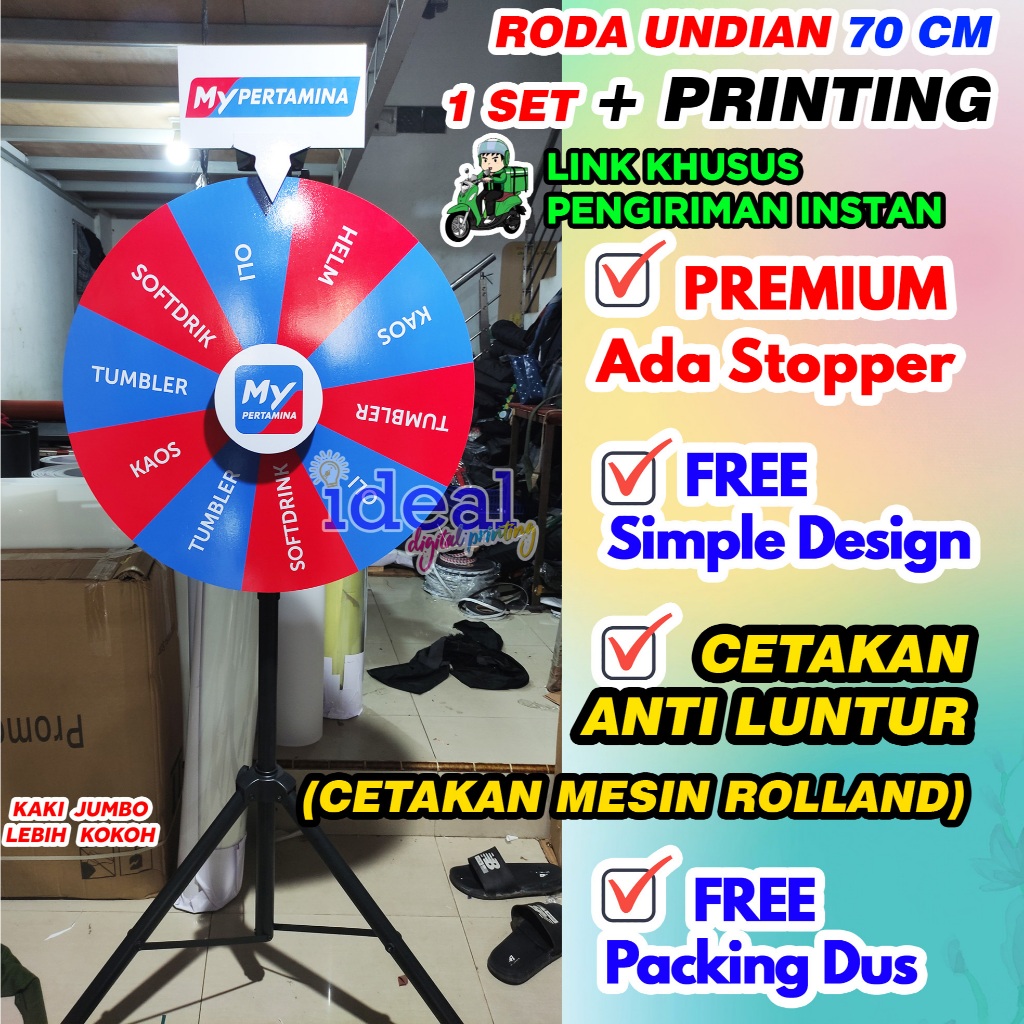 Jual WHEEL OF FORTUNE PRINT/CETAK CUSTOM, RODA UNDIAN CUSTOM CETAK ...
