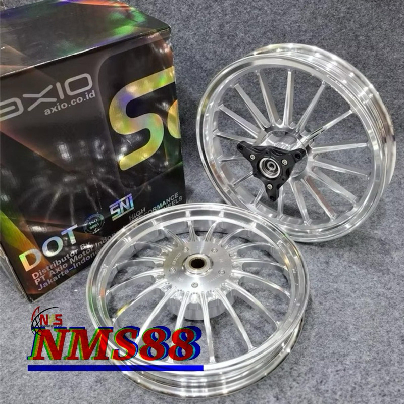 Jual Velg Racing Axio Q-speed Aerox 155 NEW/OLD Uk 185/215 RING 14 ...