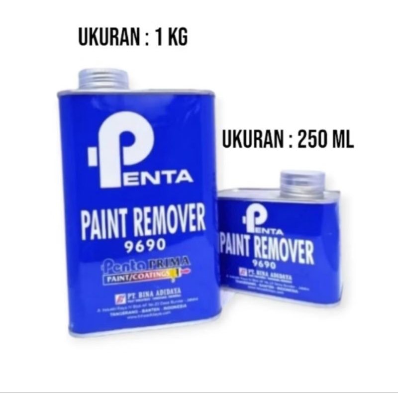 Jual Penta Paint Remover 9690 Soda Api Pengelupas Pengerontok Perontok ...