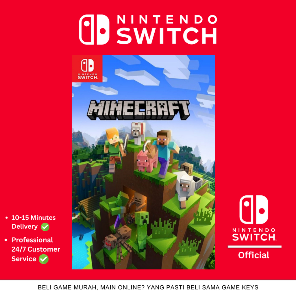 Jual Minecraft - Nintendo Switch (digital game) | Shopee Indonesia