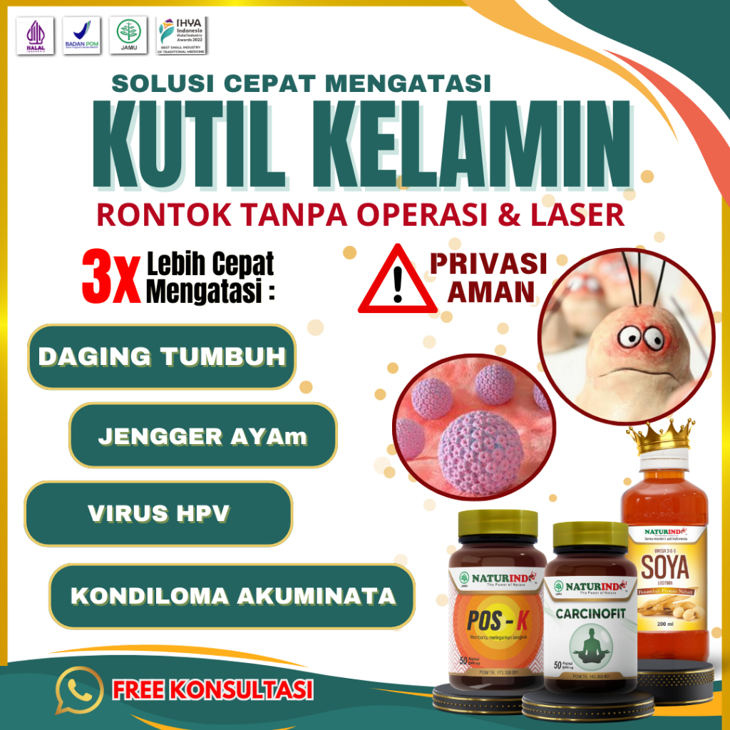 Jual Obat Kutil Kelamin Herbal Wanita Pria Kondiloma Akuminata Jengger ...