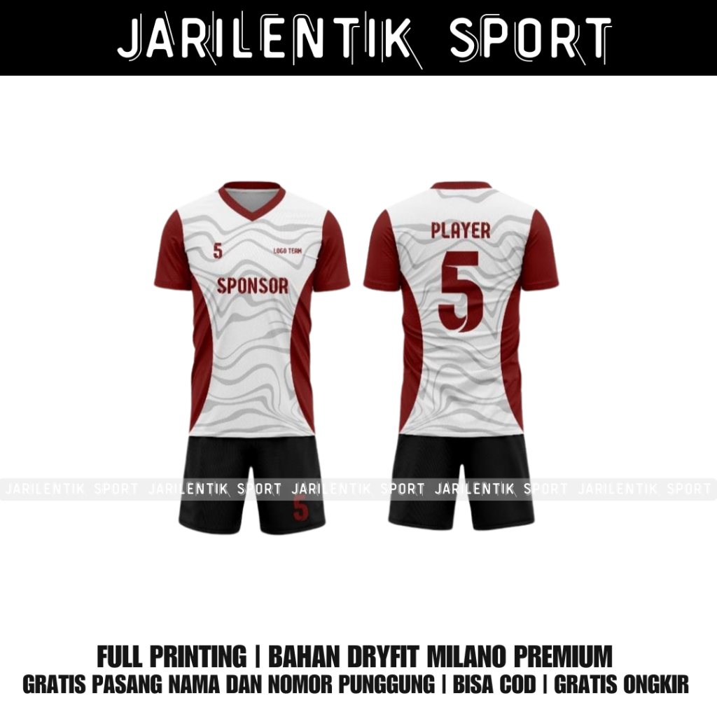 Jual Jersey Costume Voli Putri Full Printing Gratis Pasang Nama dan ...