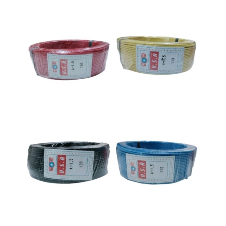 Jual Kabel listrik kawat tunggal NYA 1x15mm 1meter merah dan hitamKabel ...