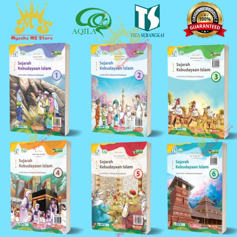 Jual Sejarah Kebudayaan Islam Mi SKI Kurikulum Merdeka, KMA 450 Kelas 1,2,3,4,5,6 (Tiga ...