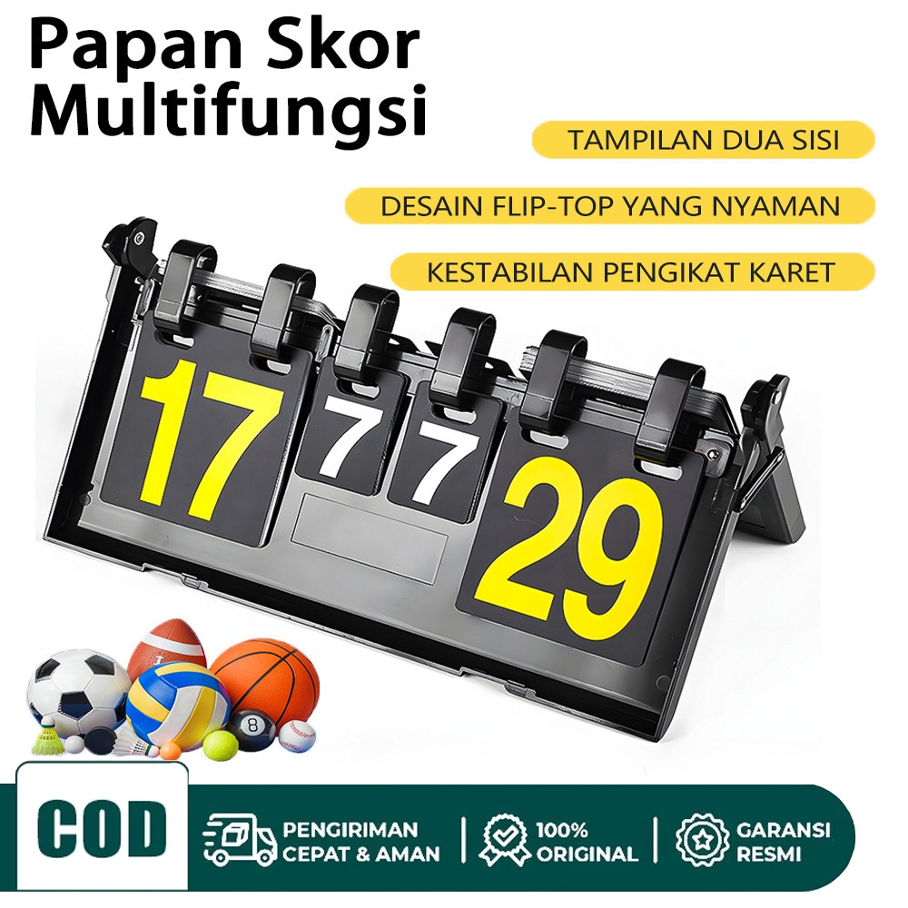 Jual Papan Skor 38CM Score Board Papan Score 4 Digit Portable Untuk ...