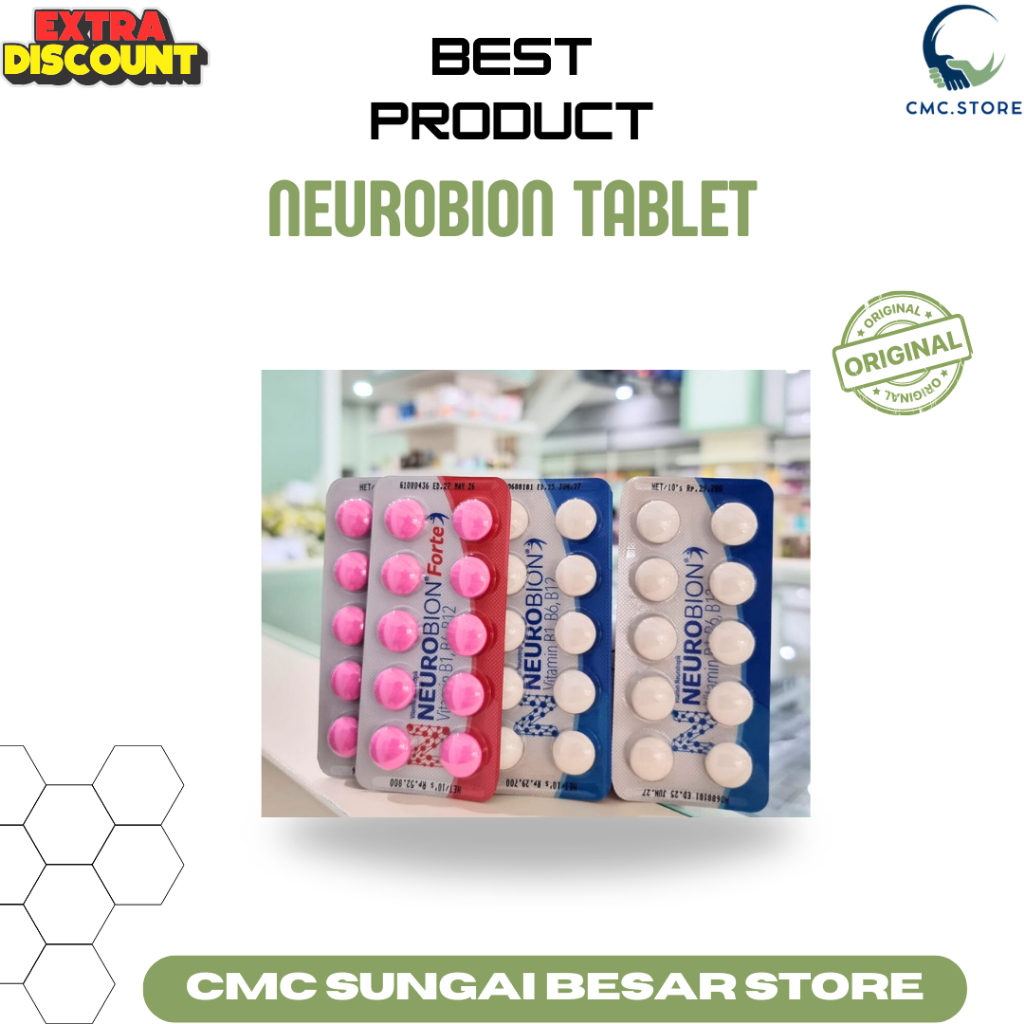 Jual NEUROBION TABLET & TABLET FORTE (PER STRIP) | Shopee Indonesia