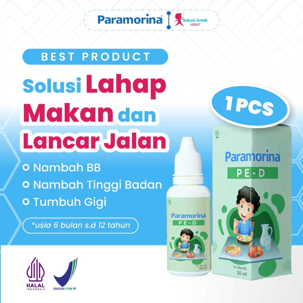 Jual Paramorina Drop / Tetes Pickyeater Madu Anak Herbal untuk Nafsu ...