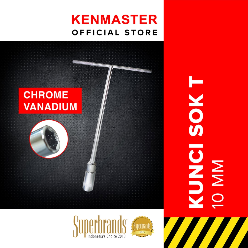 Jual Kenmaster Kunci Sok T 10 MM CRV - KCSO064 | Shopee Indonesia